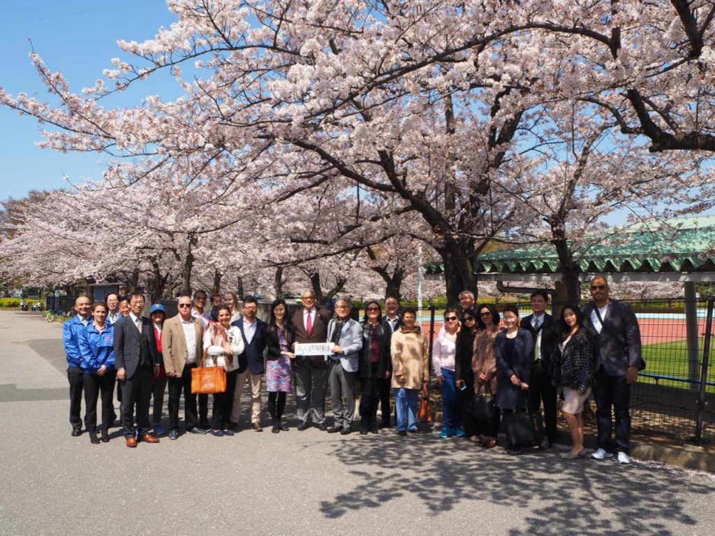 ラテンアメリカ・カリブ海グループの松戸訪問に同行 (Acompañando con la visita de GRULAC a la ...